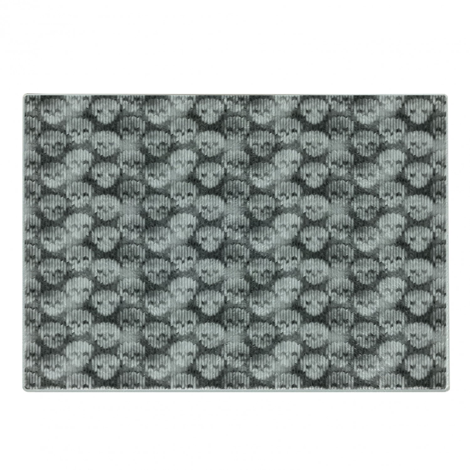 Skull Cutting Board, Knitting Chevron Texture with Brainpan Head Bone ...