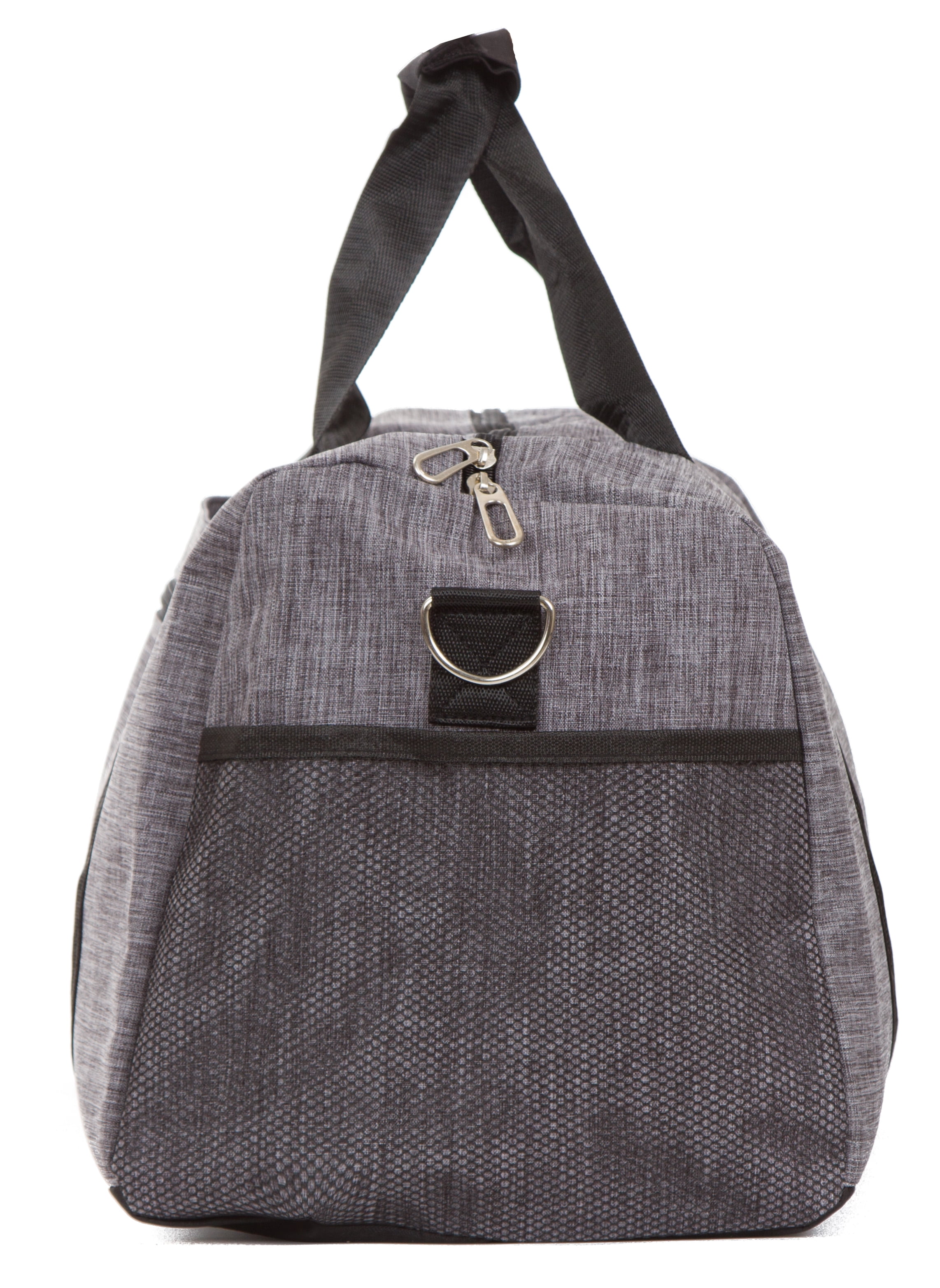 Large Duffle Bag, Heathered Fabric Weekender Bag, Unisex Duffel ...