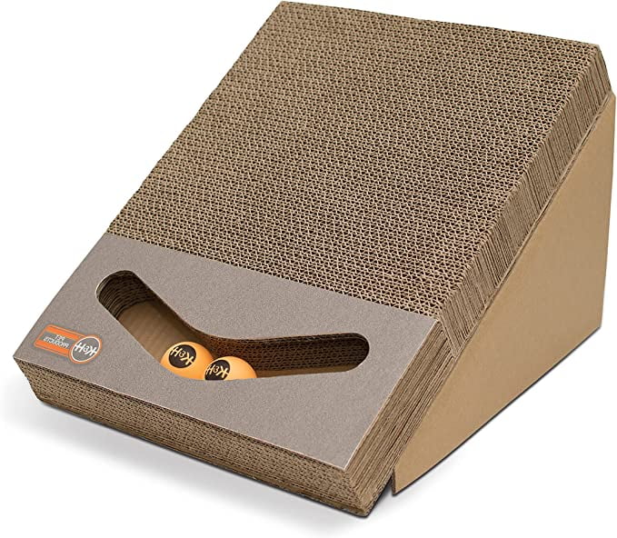 JUGUETE RASCADOR DE CARTON SCRATCH RAMP AND TRACK PARA GATO K&H KH02204 ...