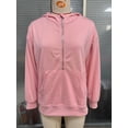 Aellinatey Womens Sweatshirts Half Zip Cropped Pullover Quarter Zipper ...