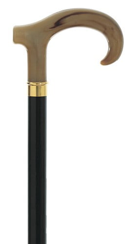 Extra Tall walking Cane with Derby resin handle and hardwood shaft 42 ...