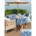 Blue Navy Nostalgia Pencil Touches Rectangle Outdoor Tablecloth with ...
