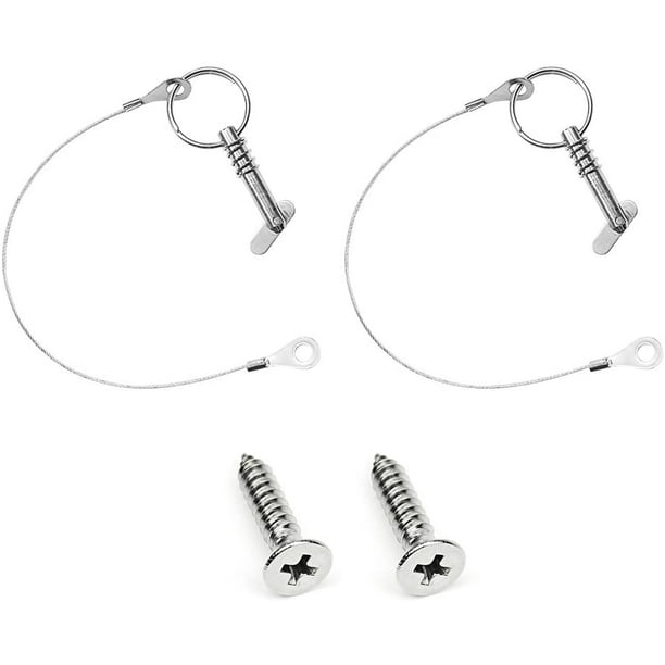 Seamander Marine Grade Stainless Bimini Top Pin,Drop Cam & Spring 1/4 ...