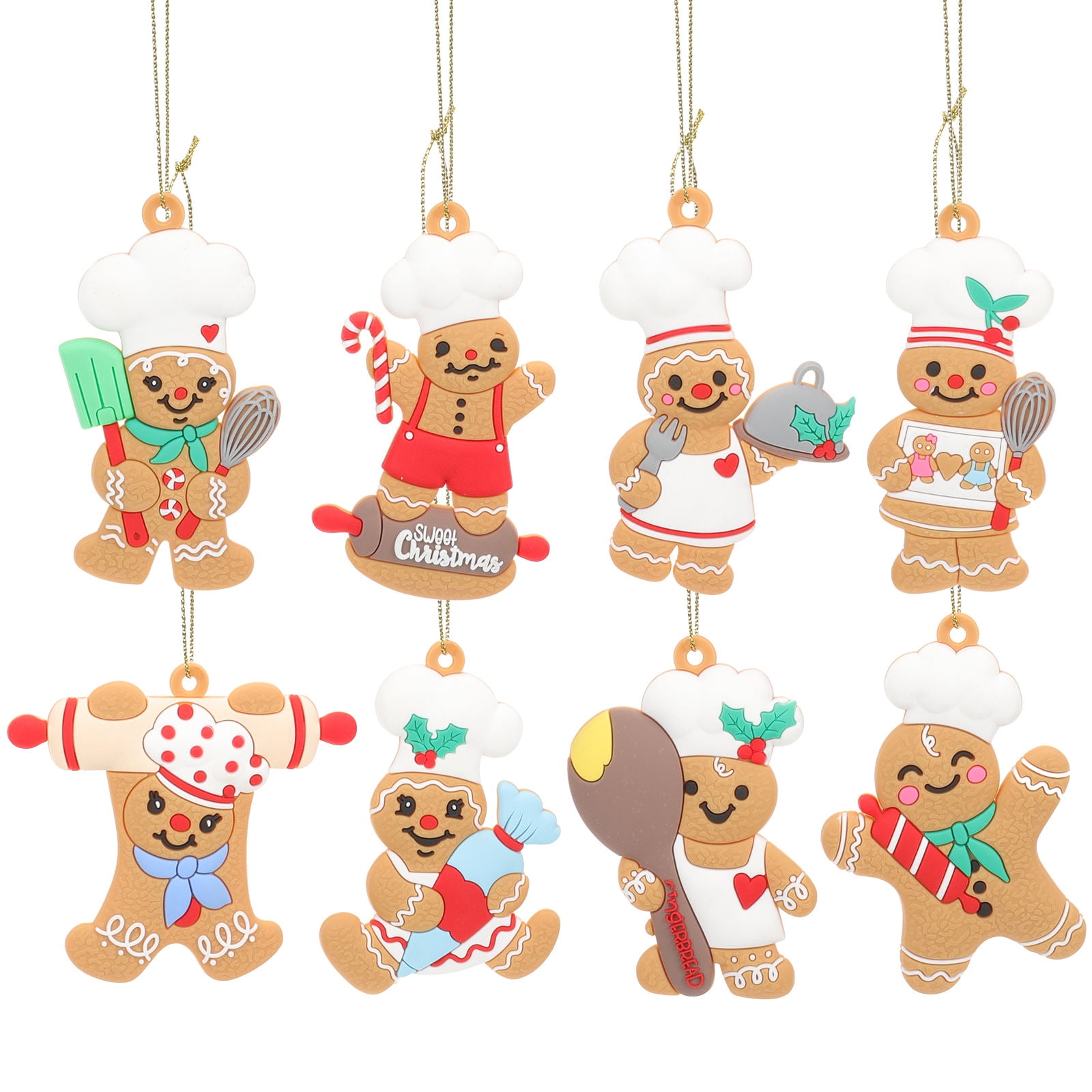 Click here for Ctirchiu 8pcs Gingerbread People Figurines Assorte... prices