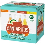 Cantaritos Jarritos Variety pack Hard Soda 12 pack, 12 fl oz Glass ...