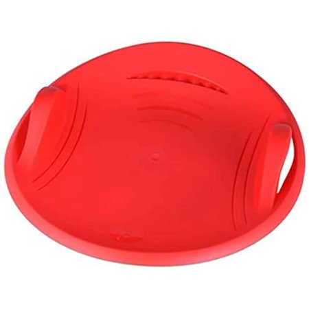 Ski Board Snow Sledge for Boy Girl Adult Round Sled with Double Handle ...