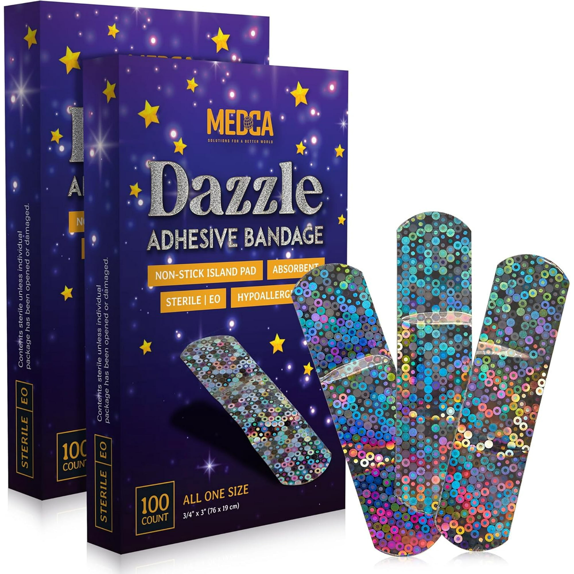 Click here for Salafire Glitter Bandage For Kids - (200 Count Box... prices