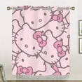 Hello kitty Blackout Curtains for Boys Girls Home Decor, Cartoon Fun ...