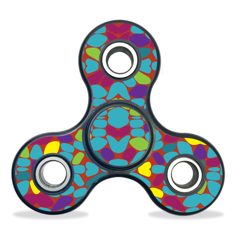 Skin Decal Wrap Compatible With Fidget Spinner Hand Tri Fydget toy ...