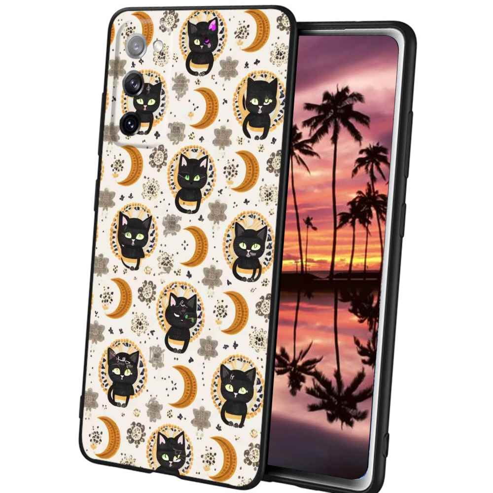 Mystic-cute-black-lunar-cats-1 Phone Case, Degined for Samsung Galaxy ...