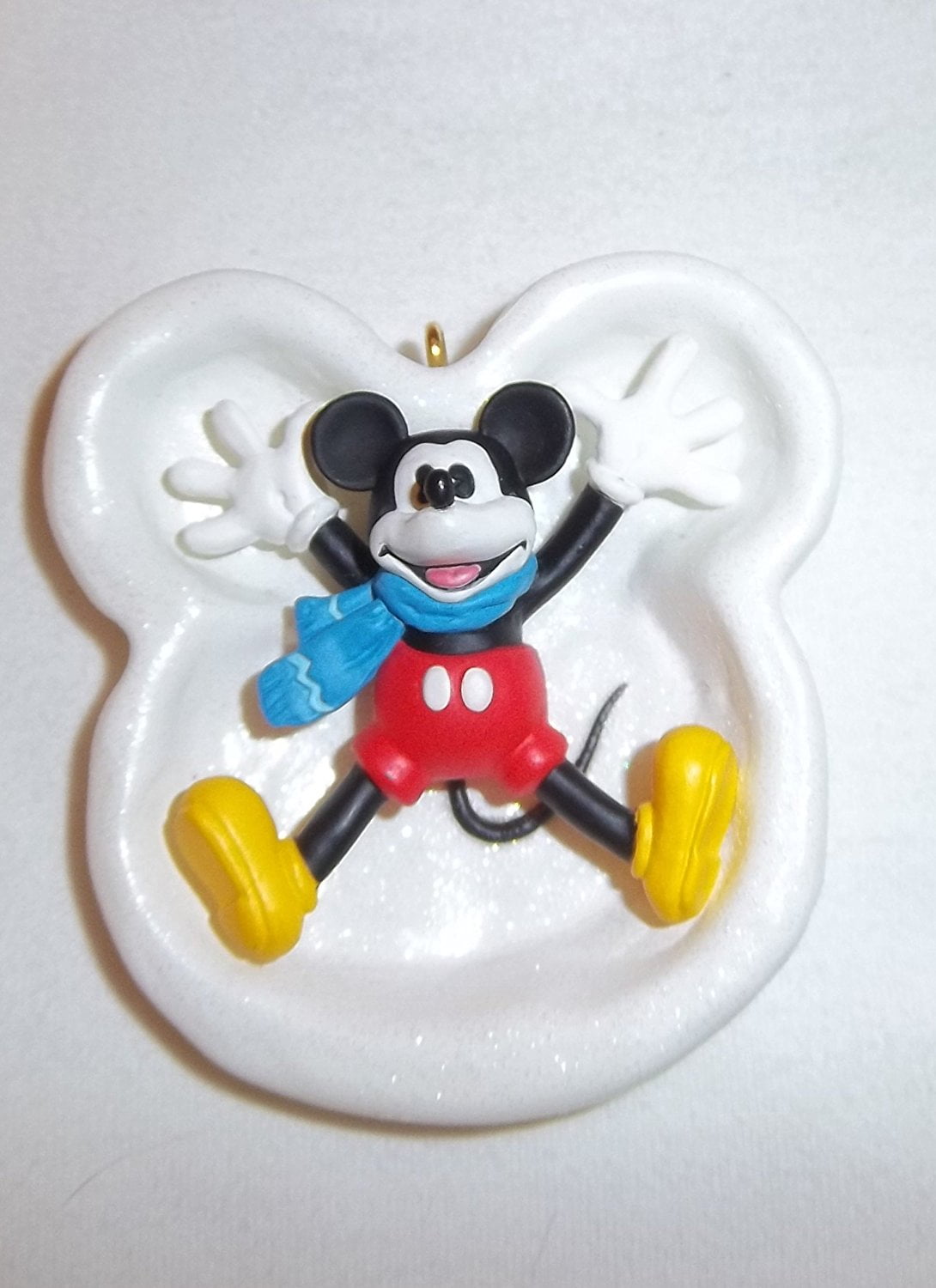 1997 Hallmark Ornament Mickey & Co. Mickey's Snow Angel - Walmart.com