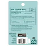 Onn 32GB USB 2.0 Flash Drive, Portable Storage, Plug-and-Play, PC and ...