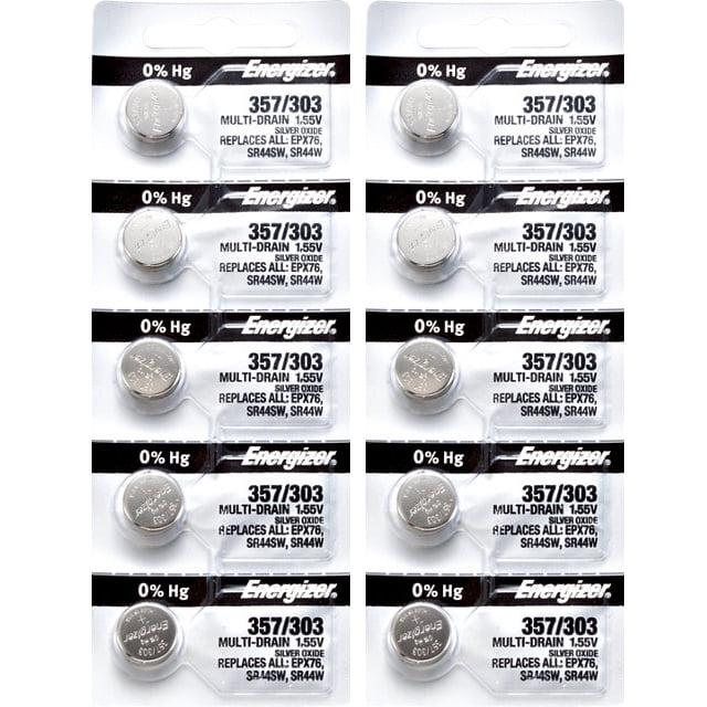 Click here for 10 X Energizer 357 Watch Batteries  Sr44w Or 303 B... prices