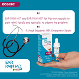 Eosera Ear Pain MD for Kids Max Strength Lidocaine Ear Drops 0.42 fl oz ...