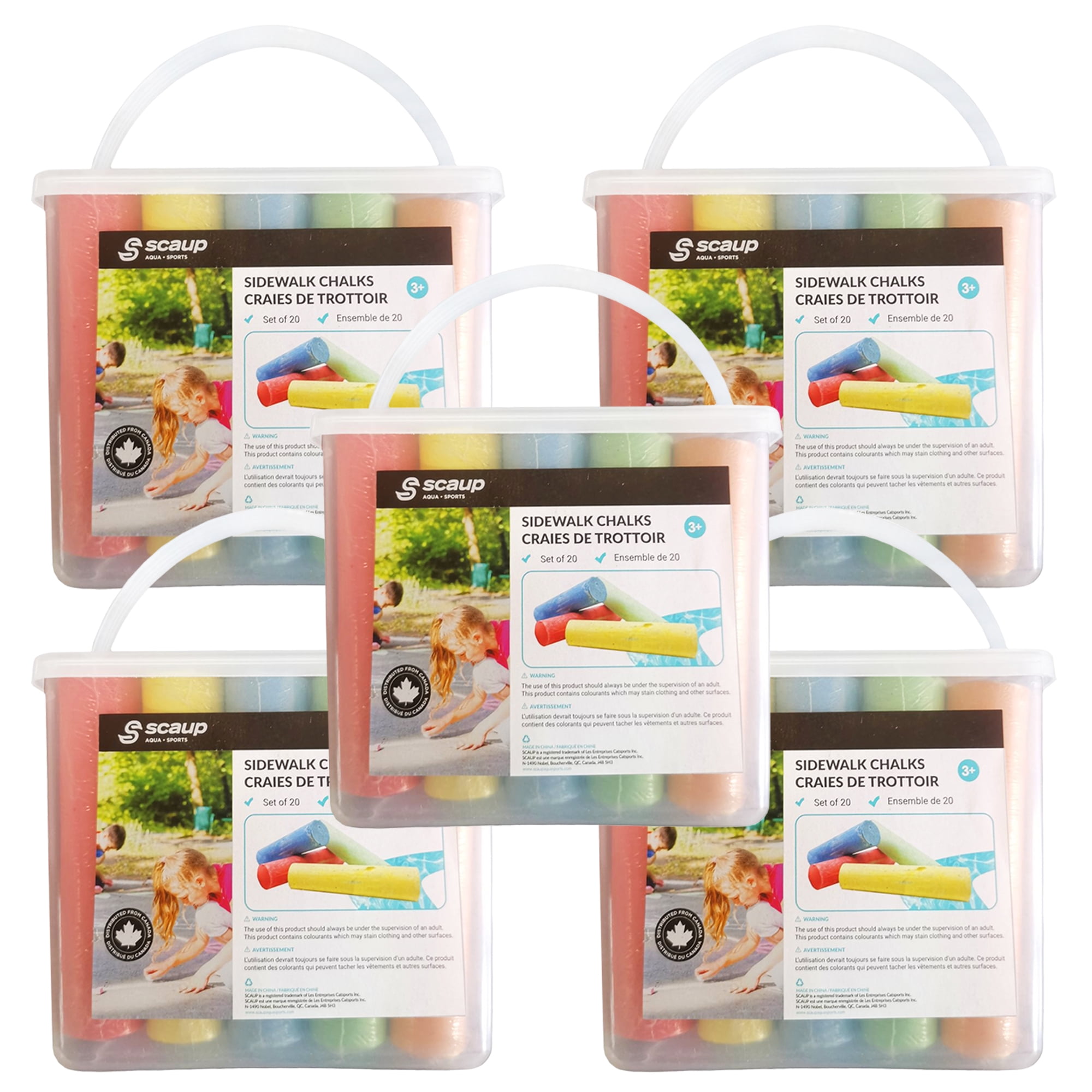 Click here for Scaup Aqua Sports Scaup 5-Color Sidewalk Chalk Set... prices