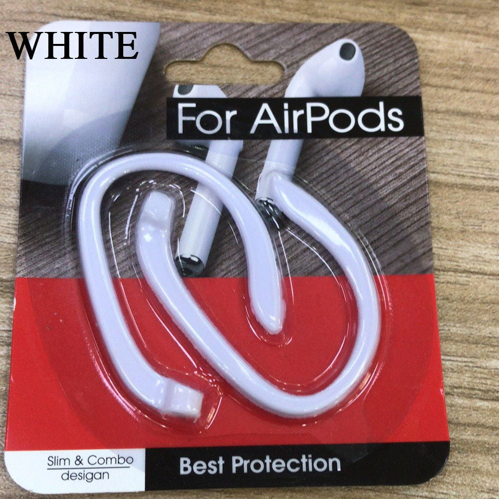 1 Pair Soft Wireless Headphones Silicone Strap Secure Fit Hooks ...