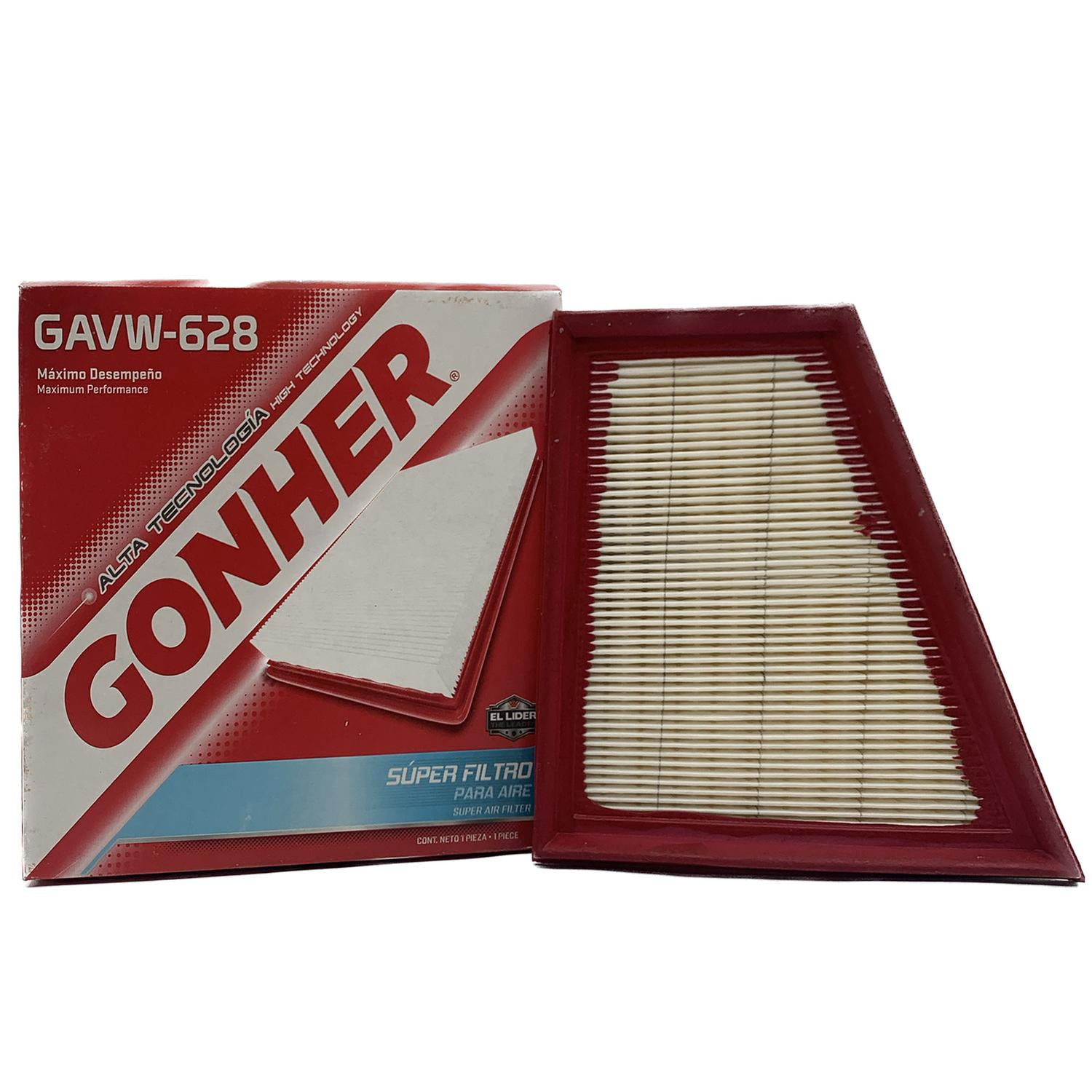 Filtro De Aire GAVW-628 Volkswagen Gol 1.6L 2009 al 2017 Gonher High Tecnology | Walmart en línea