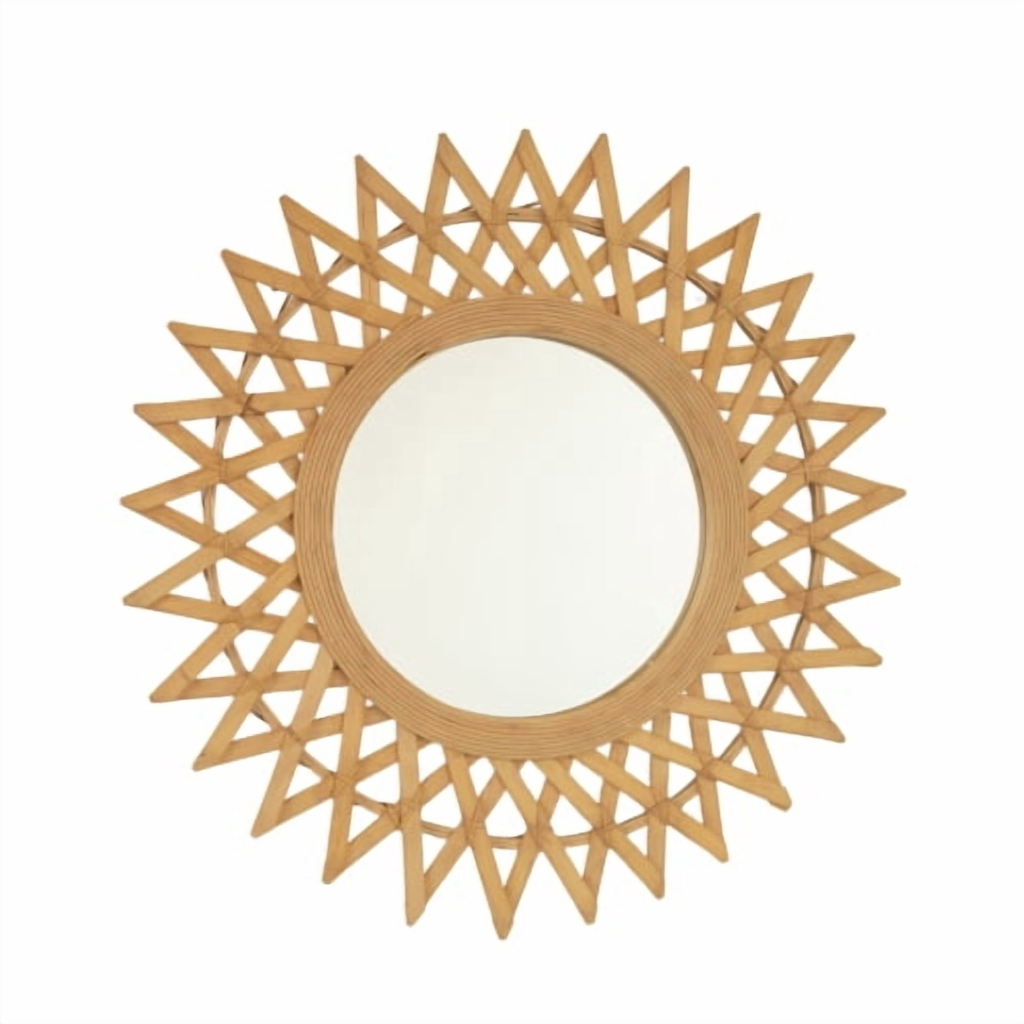 Click here for Zhanying 24 Solana Mirror  Wall-Mounted Bamboo Art... prices