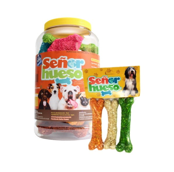 Combo Carnaza para perro Natural Nudo SEÑOR HUESO Grande y Señor Hueso ...