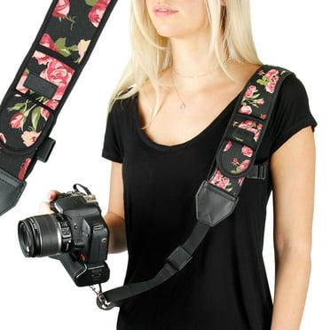 TrueSHOT Camera Strap with Galaxy Neoprene Design and Accessory Storage ...