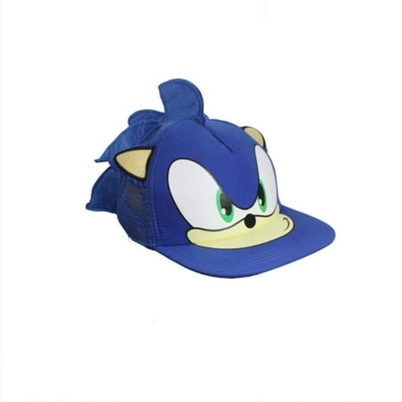 Sonic Hedgehog Hat Adjustable Baseball Cap Cartoon Hat Sonic Boy Blue ...
