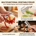 6-in-1 Multifunctional Vegetable Peeler for Kitchen, Stainless Steel ...
