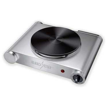 Elite Gourmet ESB-301BF Single Cast Electric Burner Hot Plate, Black ...