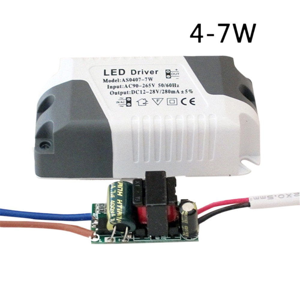 4-7W LED Driver Power Supply Transformer Indoor Outdoor Use LED Adapter ...