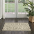 Nourison Home Jubilant Floral Taupe 2' x 4' Area Rug, Contemporary ...
