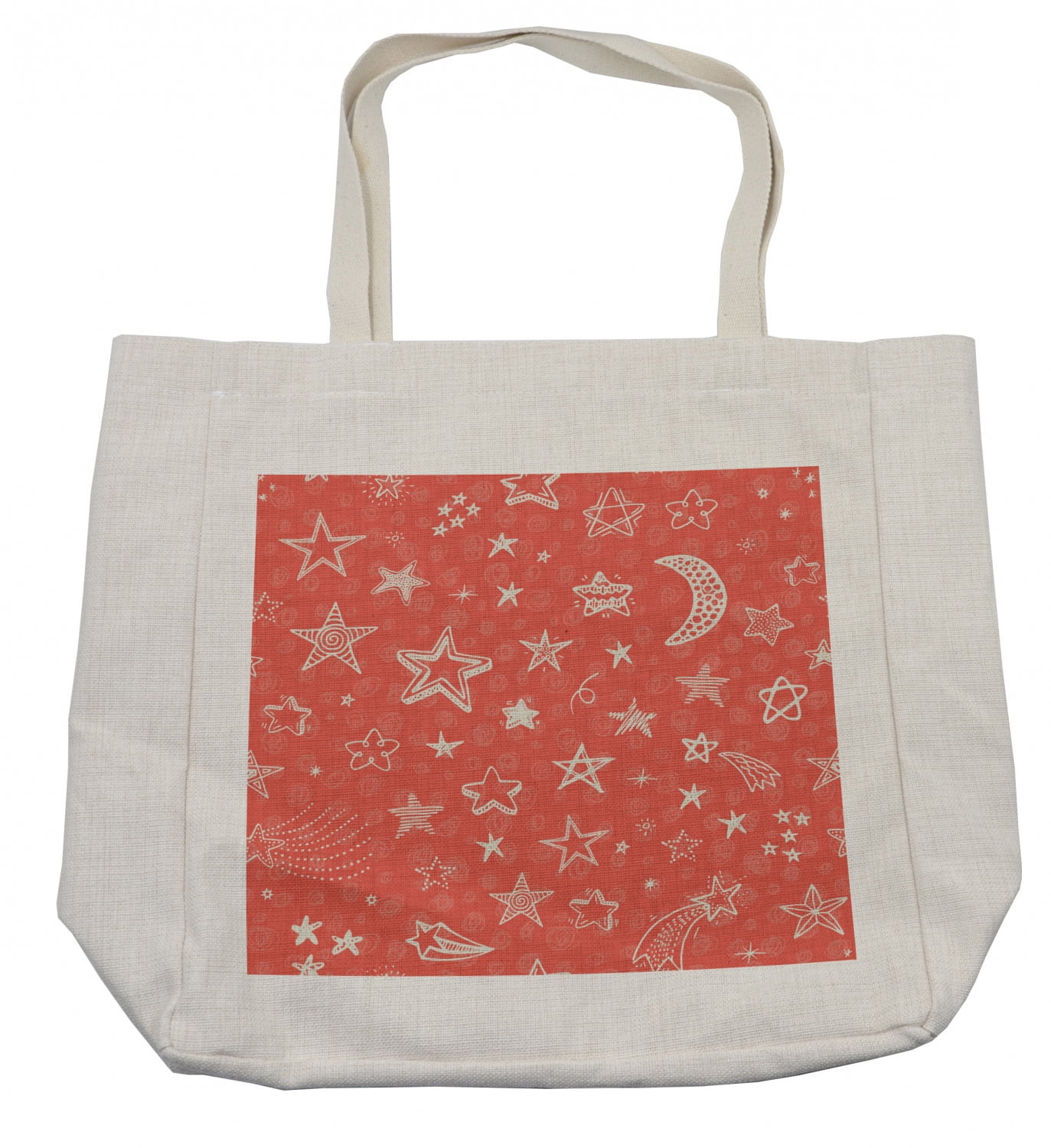 Star Shopping Bag, Moon and Stars Theme Pattern Starry Night Shooting ...