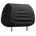 FH Group Universal Fit Faux Leather Headrest Cover, Elasticized Hem ...