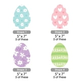 Big Dot of Happiness Spring Easter Bunny - Egg Decorations DIY Happy ...