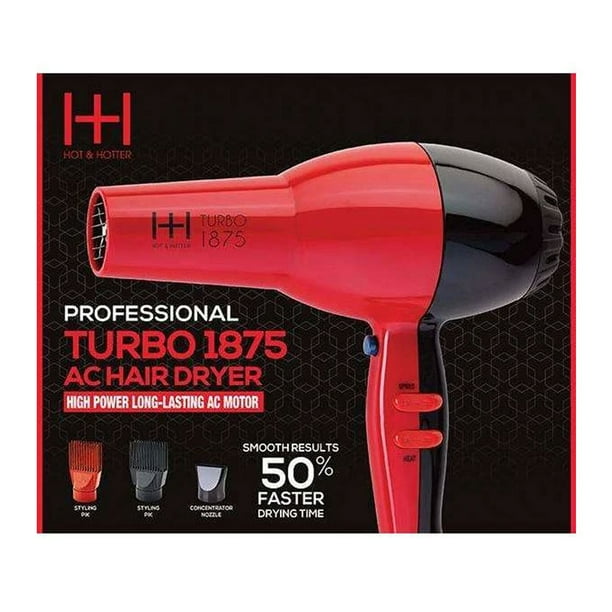 Hot And Hotter Turbo 1875 Professional Hair Dryer