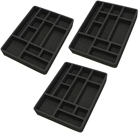 3 Piece Desk Drawer Organizers Tray Non-Slip Waterproof Insert For ...