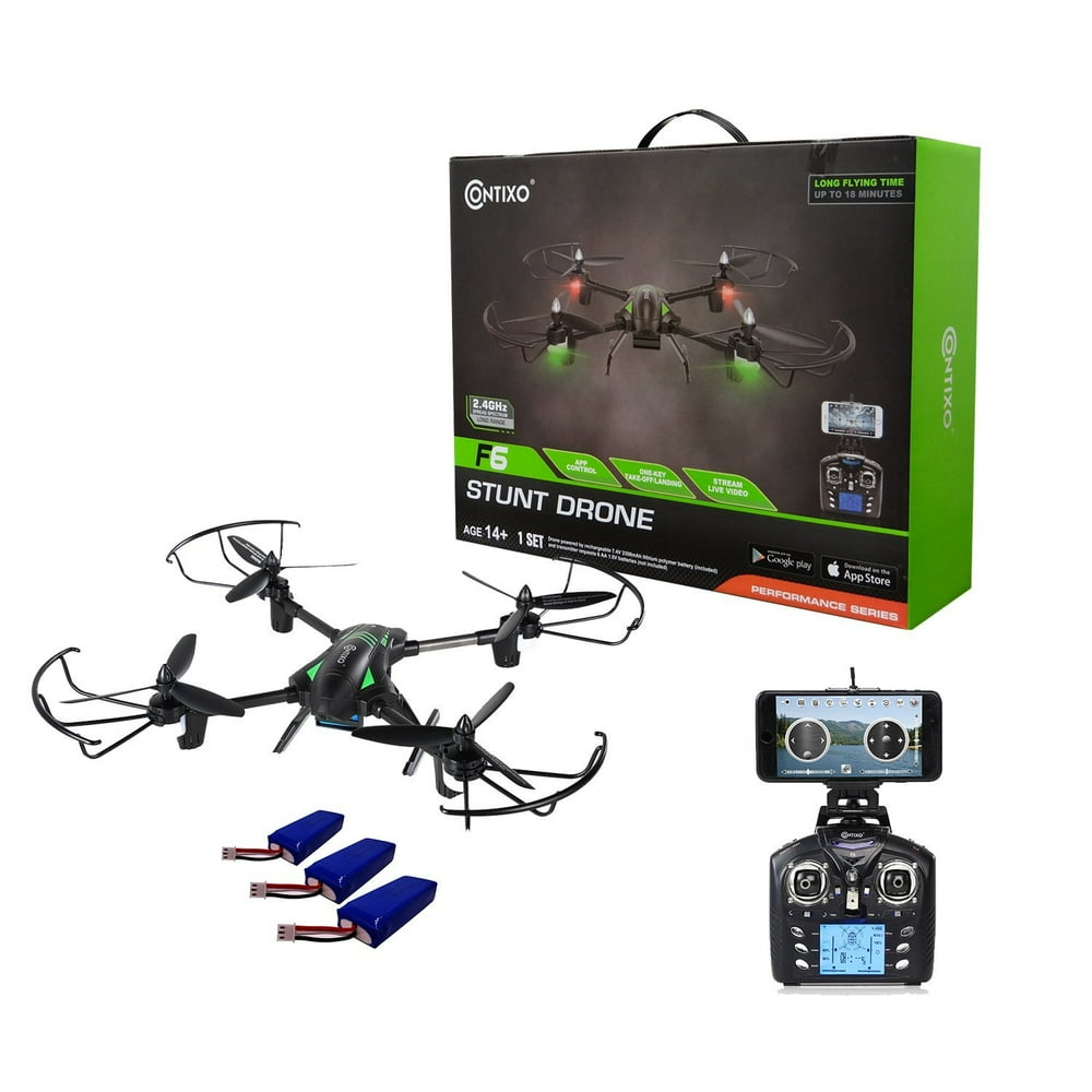 Contixo F6 Rc Quadcopter Racing Drone 2.4Ghz 6-Axis Gyro With 720P ...