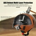DOT-Approved Motorcycle Half Helmet with ABS Shell, EPS Liner, Quick ...