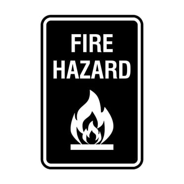 Portrait Round Chemical Hazard Sign (Red) - Small - Walmart.com