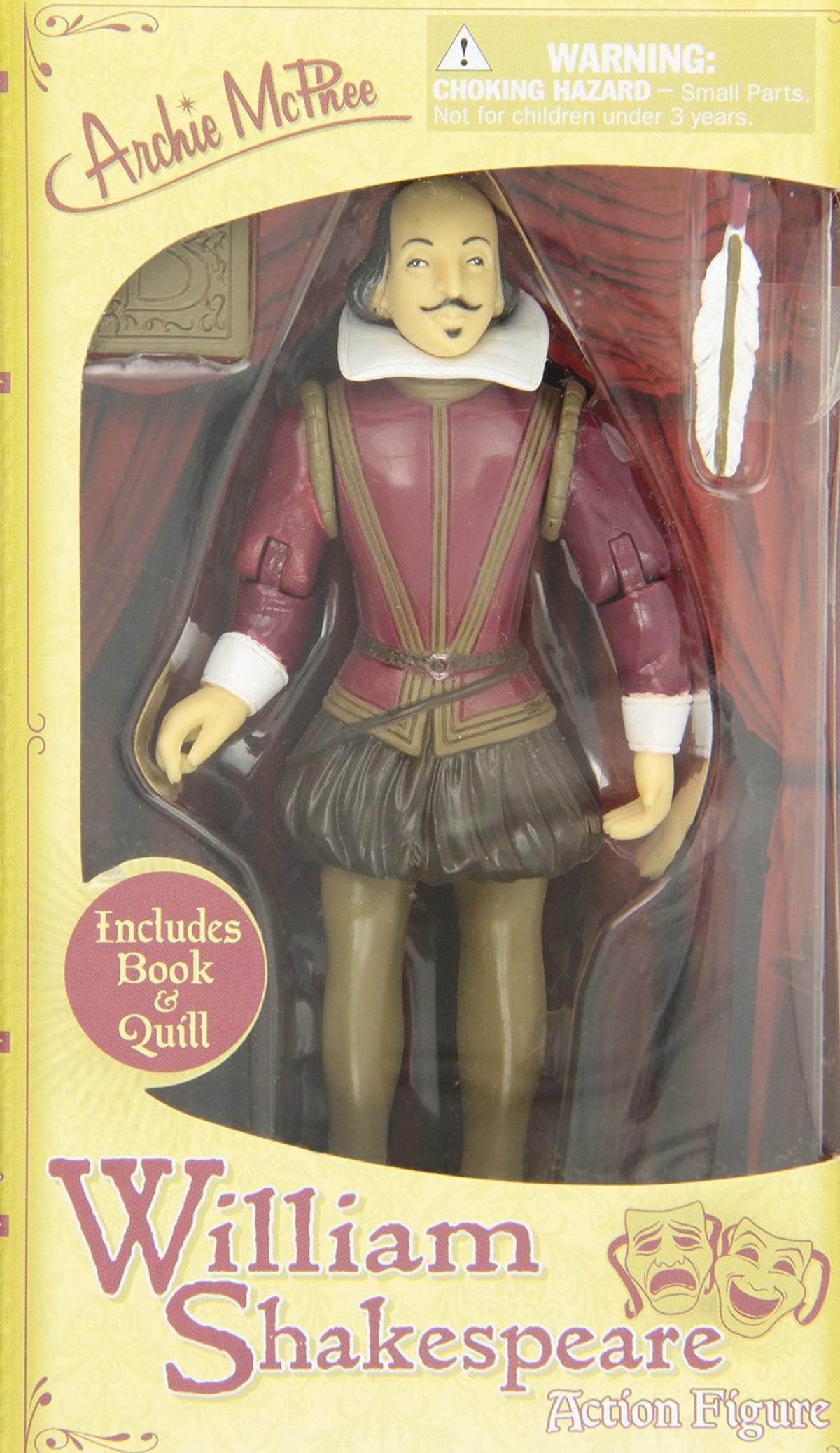Shakespeare 6" Vinyl Action Figure | Walmart Canada