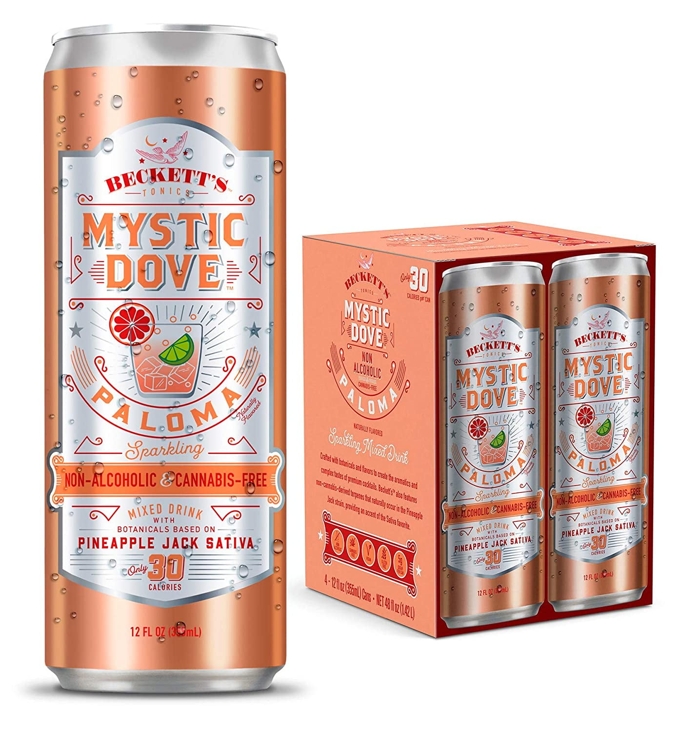 Beckett's MYSTIC DOVE PALOMA | Non-Alcoholic Tonics | Sparkling ...