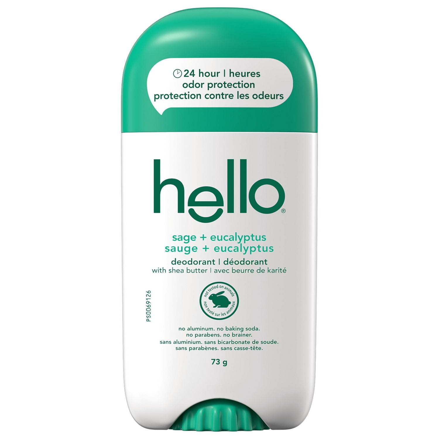 Click here for Hello Sage + Eucalyptus Deodorant With Shea Butter prices