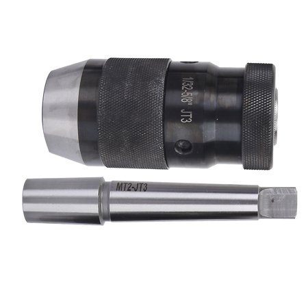 Peahefy 1/32 5/8 JT3 Pro-Series Keyless Drill Chuck & JT3-MT2 Straight ...