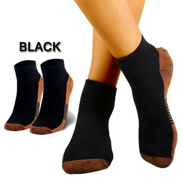 KUIZAP Compression Ankle Socks Foot Heel Sleeve Arthritis Pain Relief ...