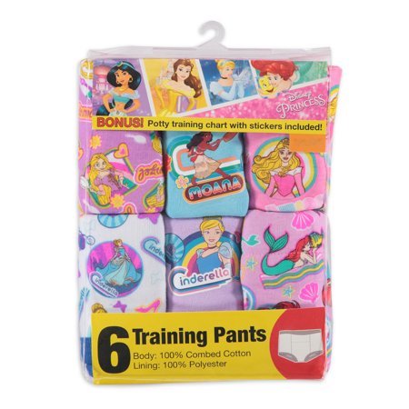 Disney Princess - Disney Princess Toddler Girls' Training Pants, 6 Pack ...