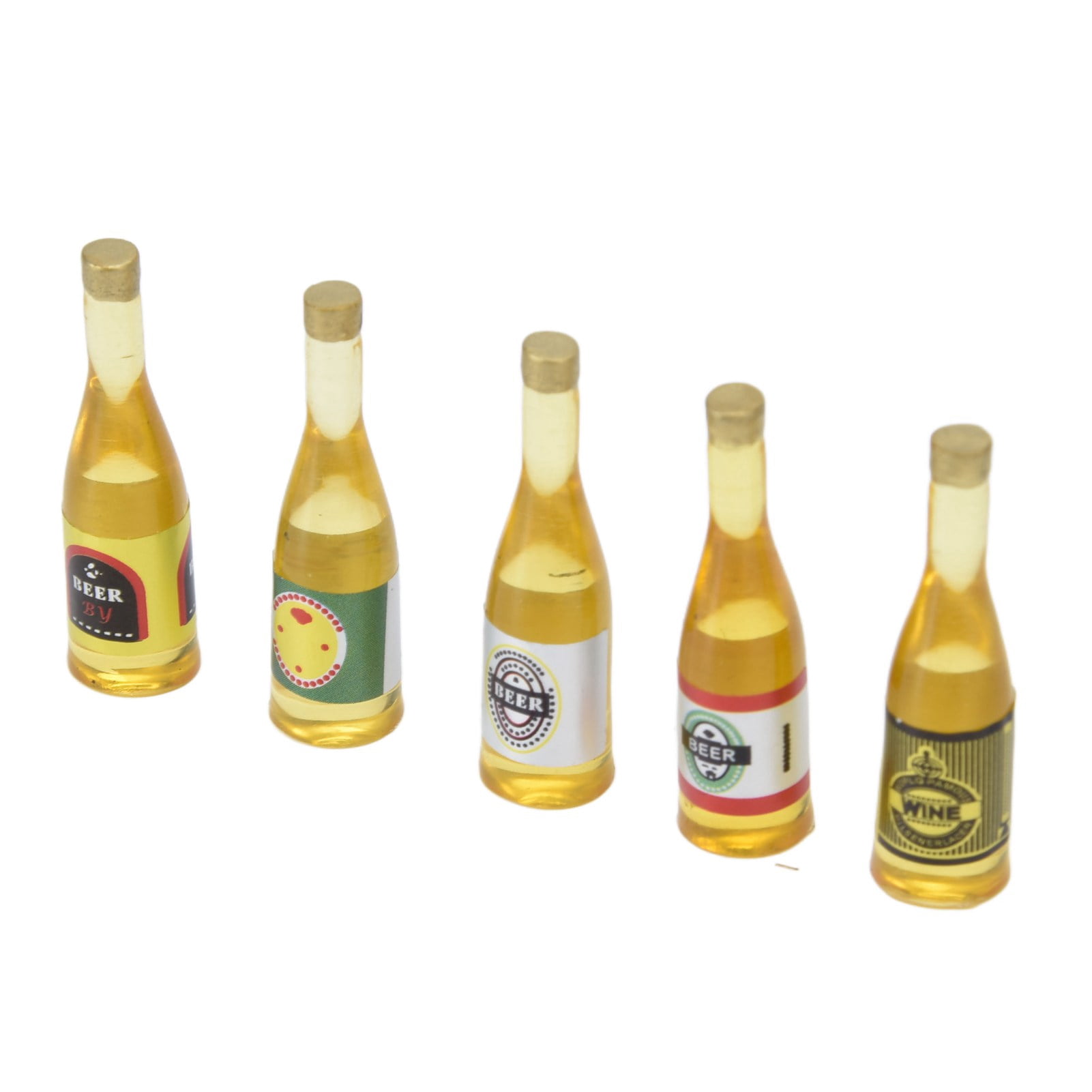 Modelo de mini botellas de cerveza BuyWeek 5 piezas de Resina | Walmart ...