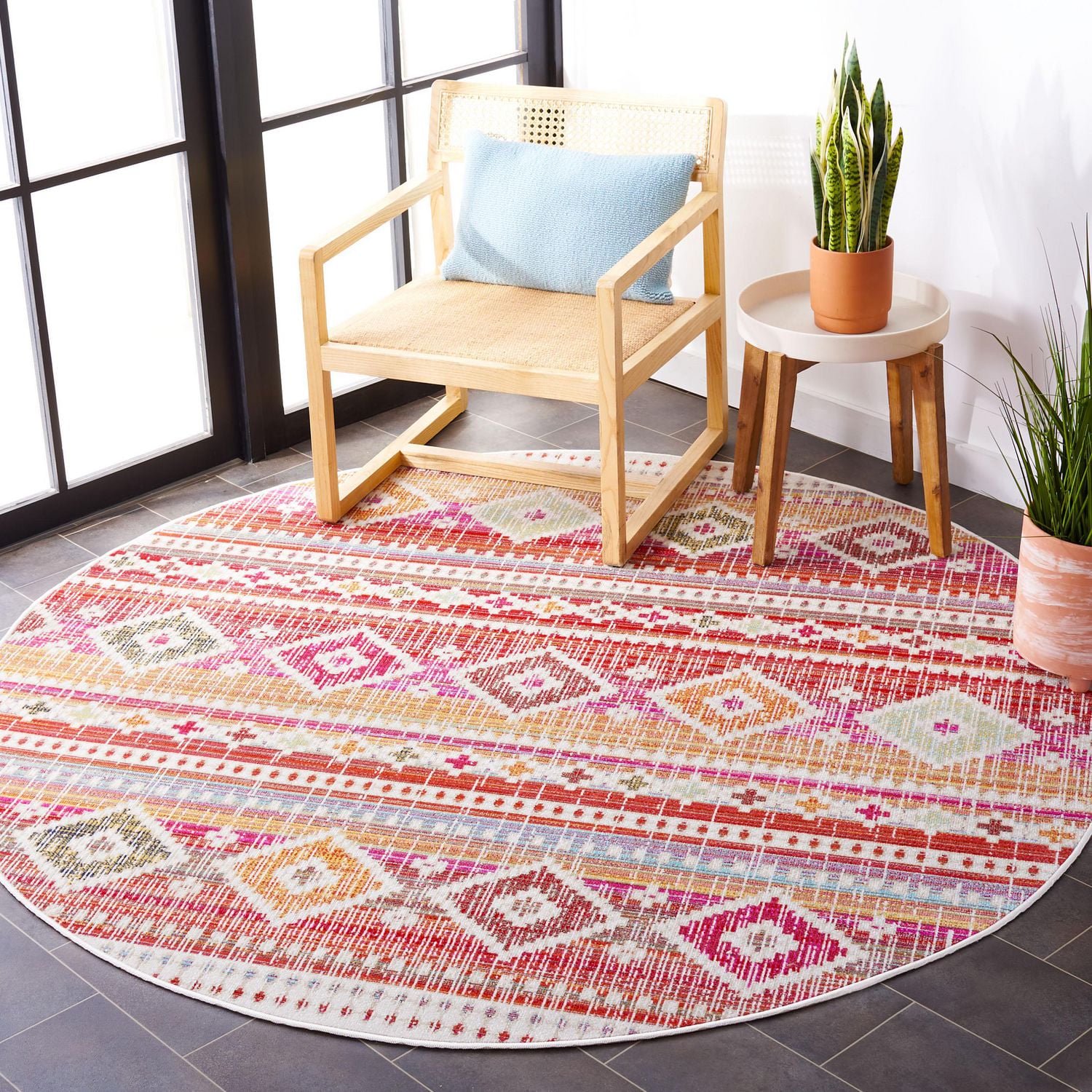 Click here for Safavieh Montage Seanan Geometric Outdoor Area Rug... prices