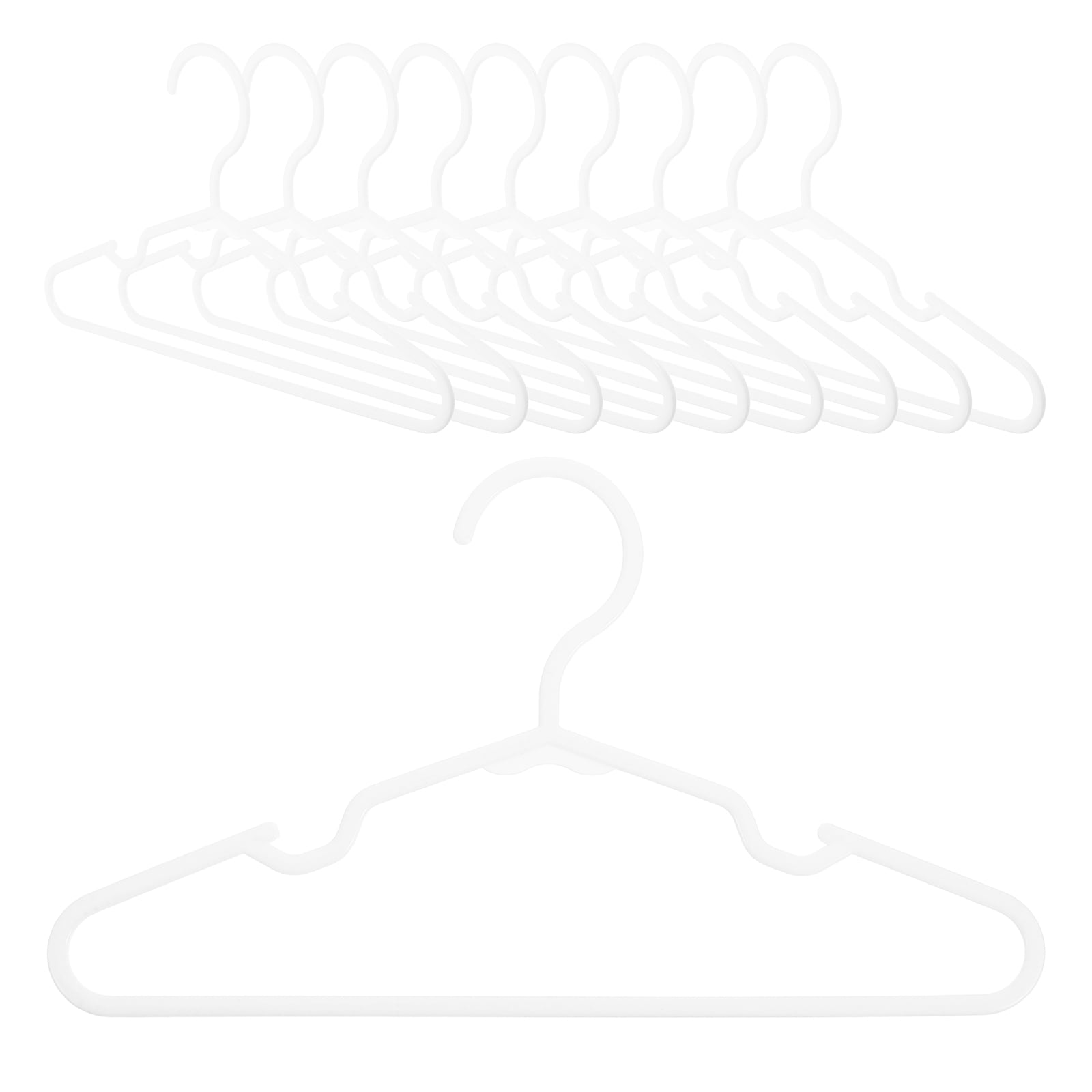 Click here for Alvinma 50pcs Plastic White Hangers For Baby Cloth... prices