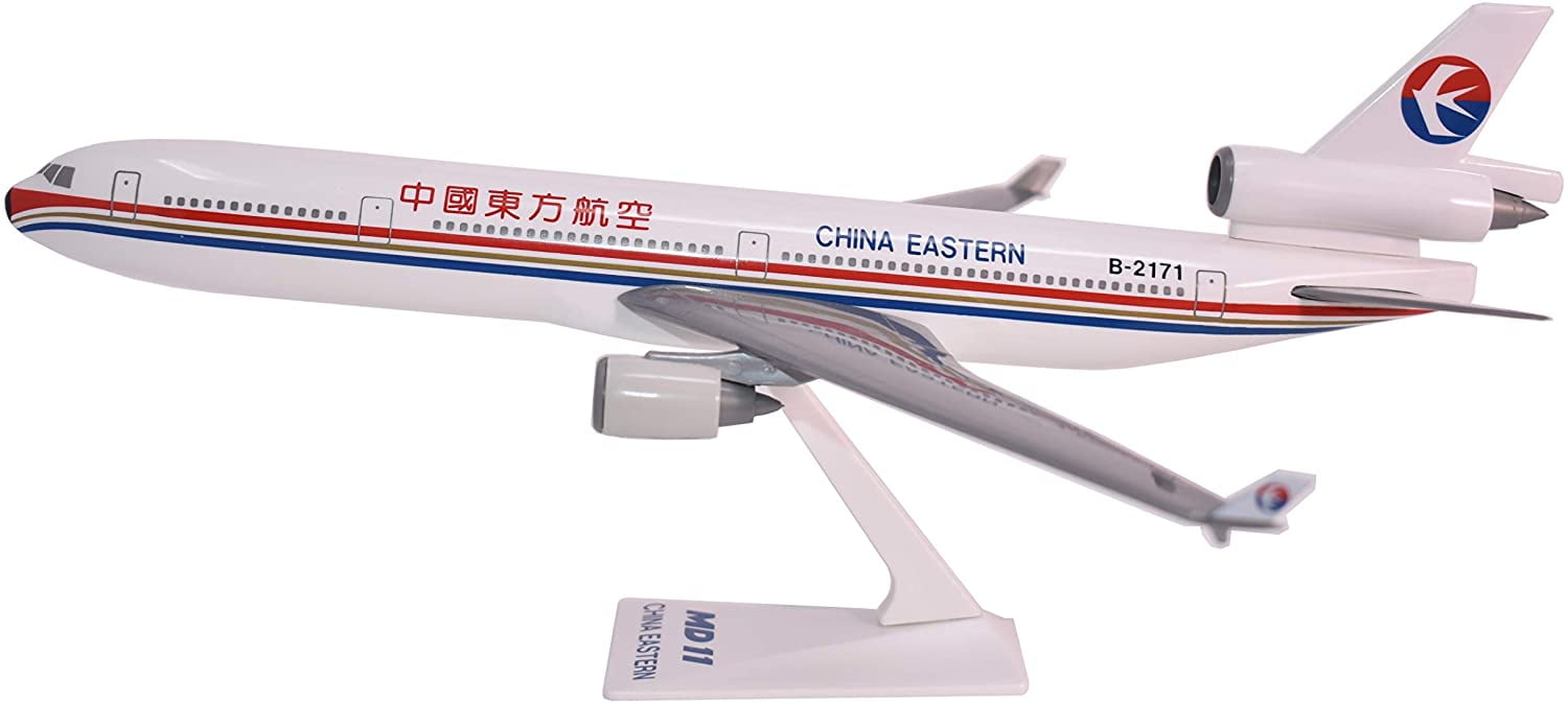 China Eastern MD-11 Airplane Miniature Model Plastic Snap-Fit 1:200 ...