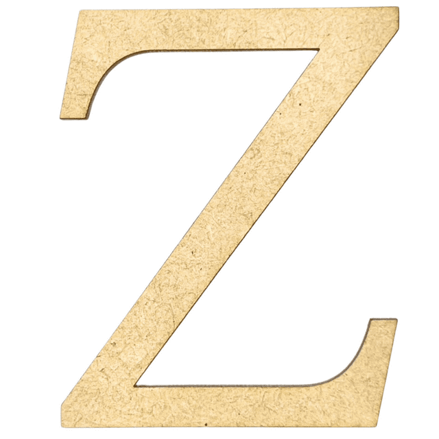 Krafty Supply 20" Tall Greek Wood Letter ZETA | 1/8" Thick | Greek ...