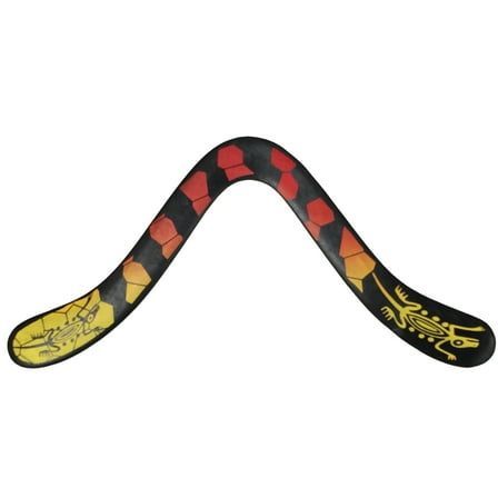 Sturdy Wooden Handcrafted Boomerang, with Flight Instructions, Right ...
