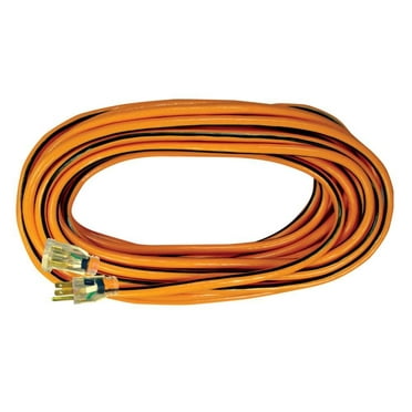 Voltec 05-00105 25 ft. Extension Cord With Lighted Ends, 3-Conductor ...